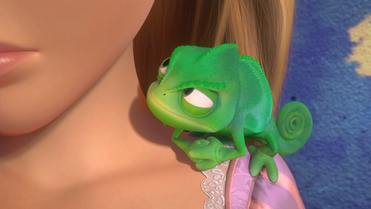 Spanengrish Ramblings: Rapunzel's Pascal is a CHAMELEON, not a Frog ...