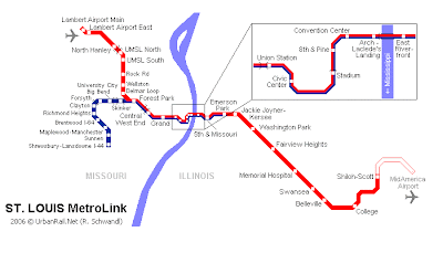 Around the World Maps: St.Louis Metro