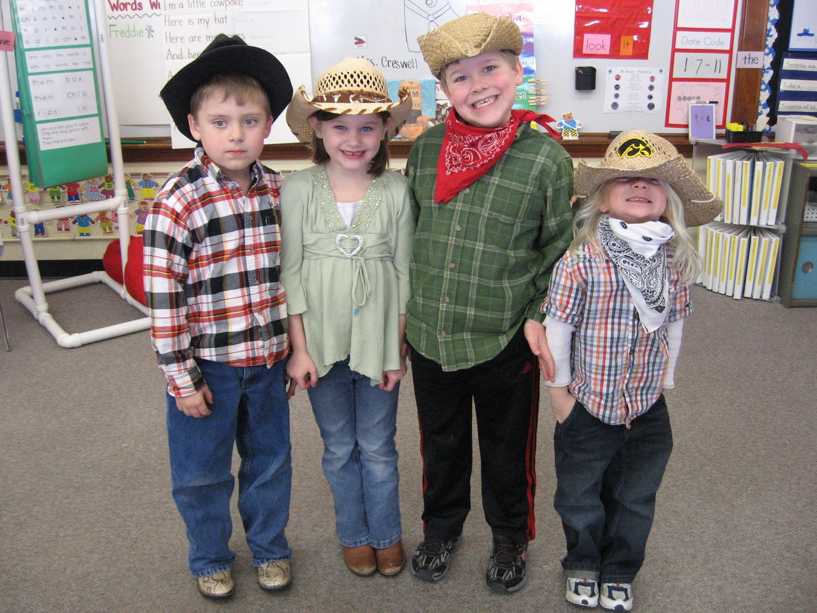 Mrs. Creswell's Kindergarten: Cowboy Day!!! 1-7-11