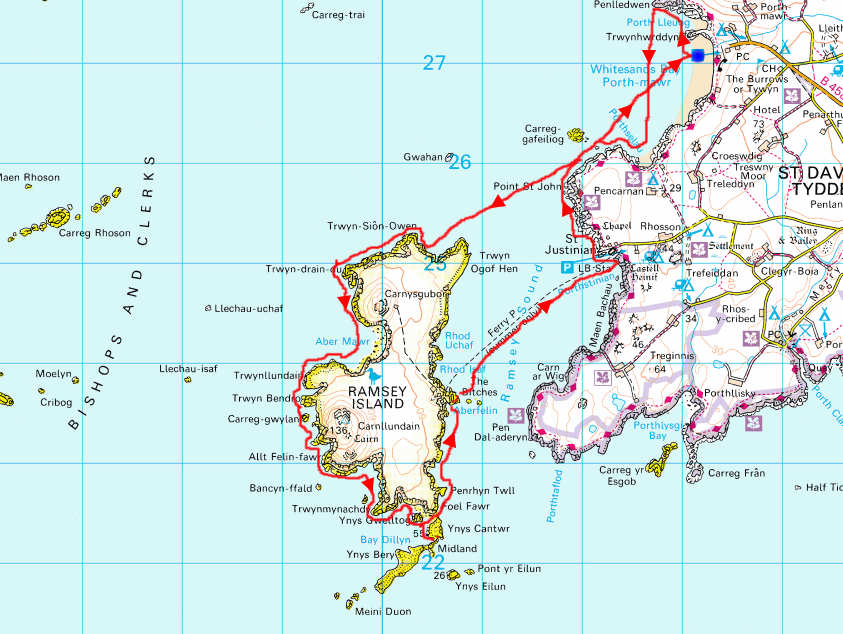 Stuart Yendle - Sea Kayak Adventures: Ramsey Island