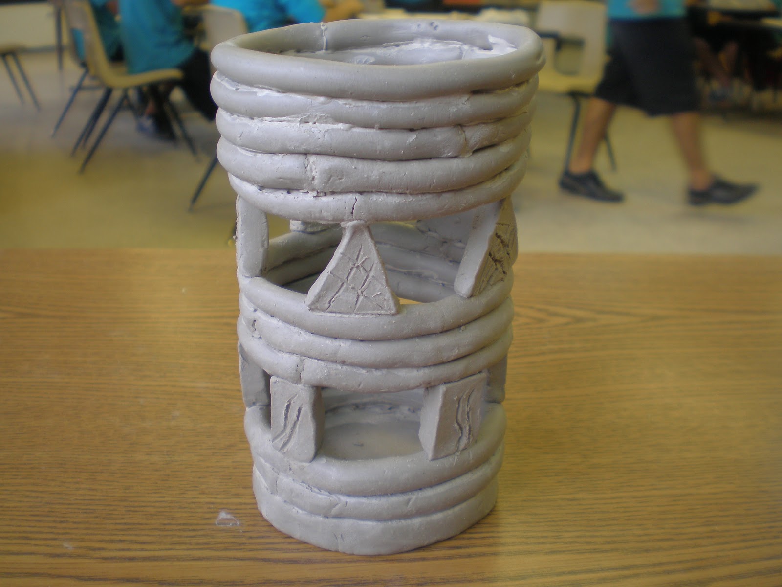 Mr. Young's Ceramics Class: Coil Projects Started