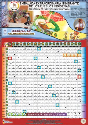Embajada Itinerante Indígena: CHOLQ'IJ / CALENDARIO MAYA 2011