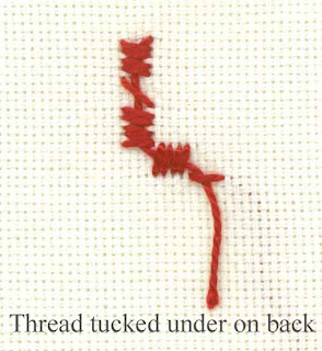 Avoiding the Laundry: Hardanger 101~Lesson 2~Satin Stitch