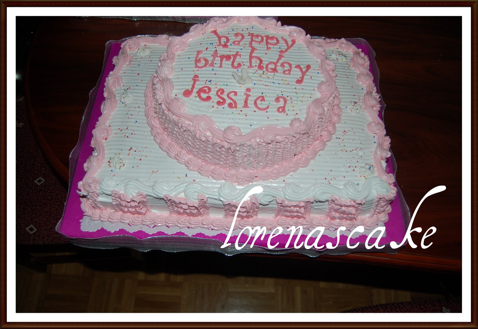 LORENA´S BAKE SHOP: TARTA PARA JESSICA
