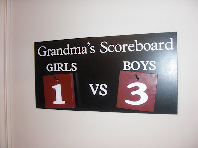 {Craftify It}: Homemade Gift Idea #2- Grandma's Scoreboard