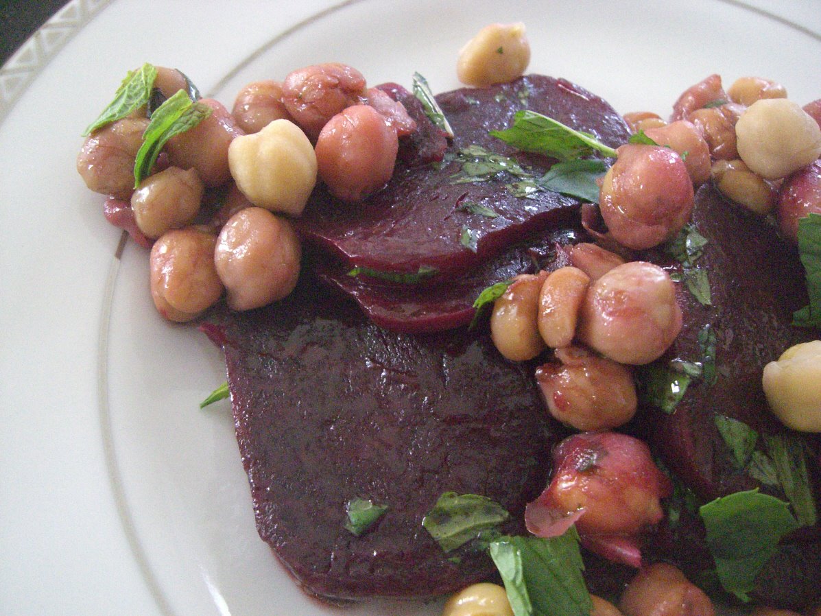 Balsamic Beetroot & Chickpea Salad with Mint | Tinned Tomatoes