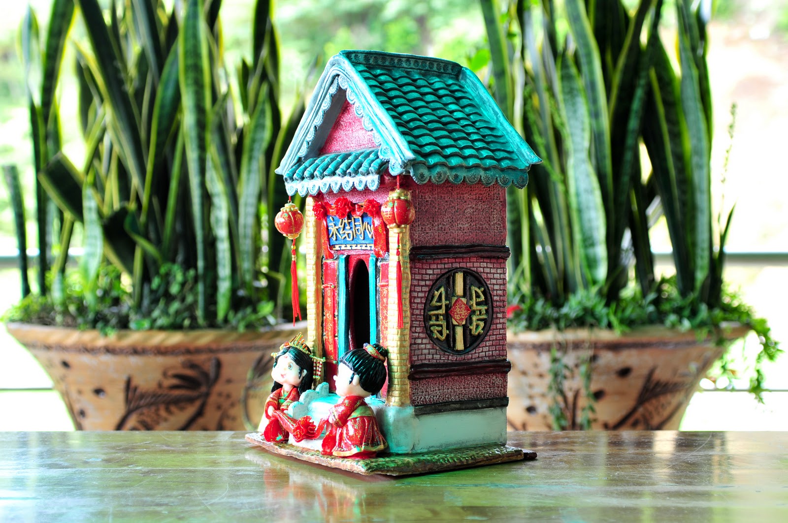 QQ Clay Art: Chinese Wedding Tissue Box (WTB0004)