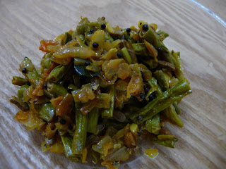 Yummy Kerala Menu: Long Beans/Valli payar Roast
