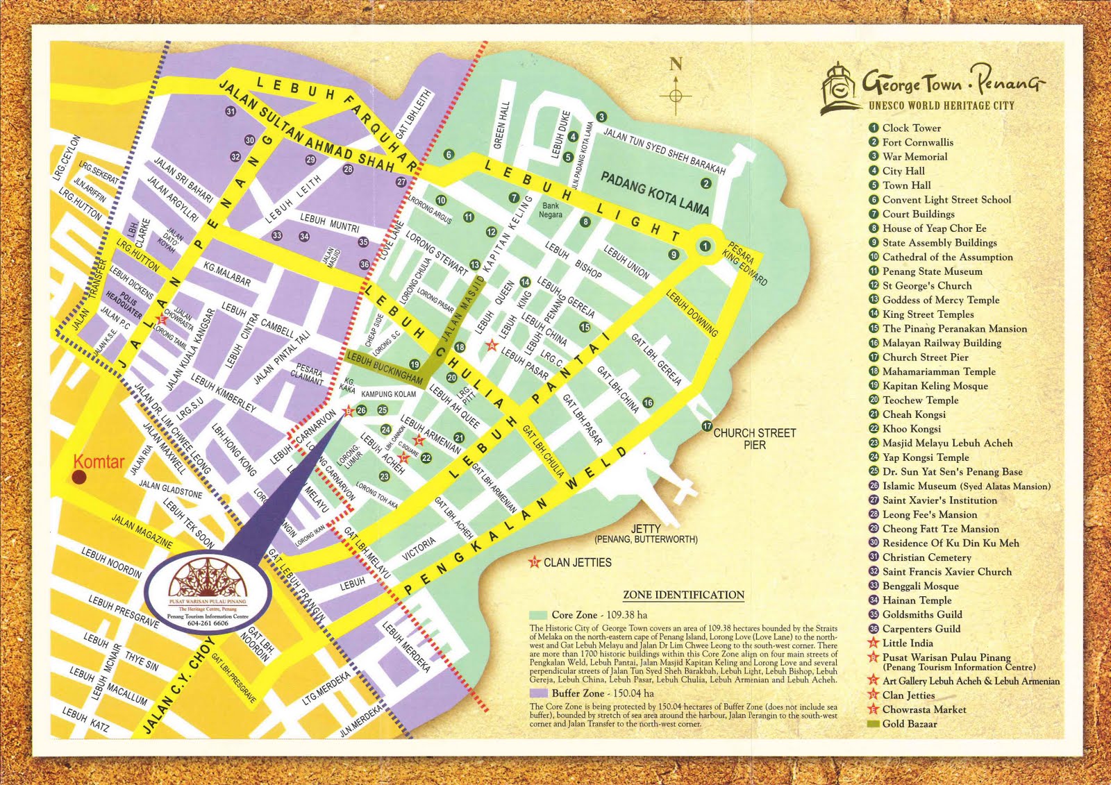 Penang Traveller: MAP OF CHULIA STREET