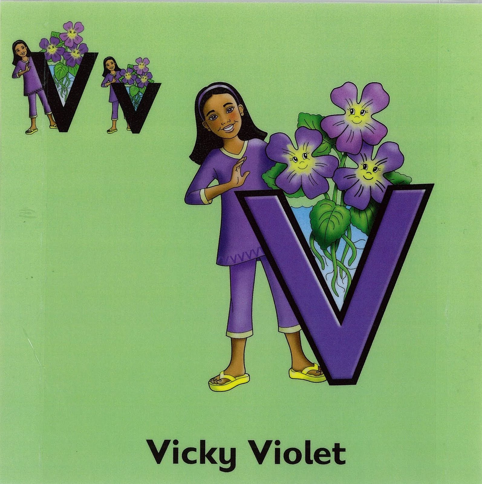 Class of 2007 - Carpe Diem First Years: Letterland: Vicky Violet