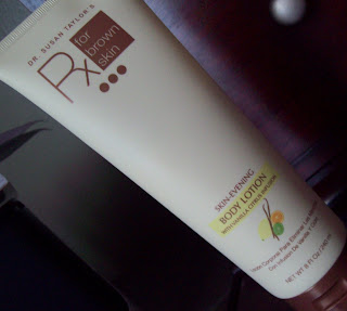 beauty girl musings: review: Rx for Brown Skin Skin-Evening Body Lotion