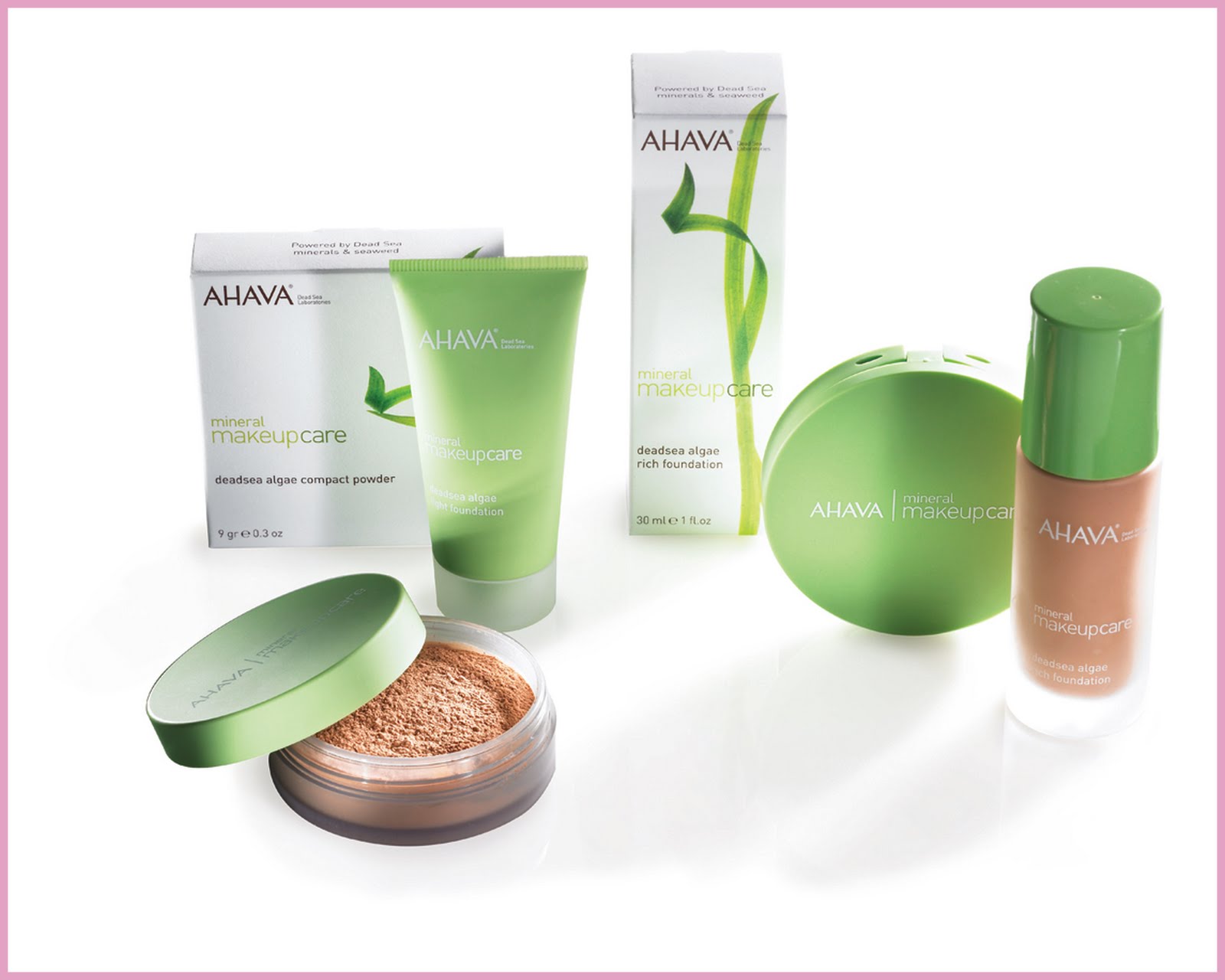 beauty girl musings: new makeup collection: AHAVA Mineral Makeup Care