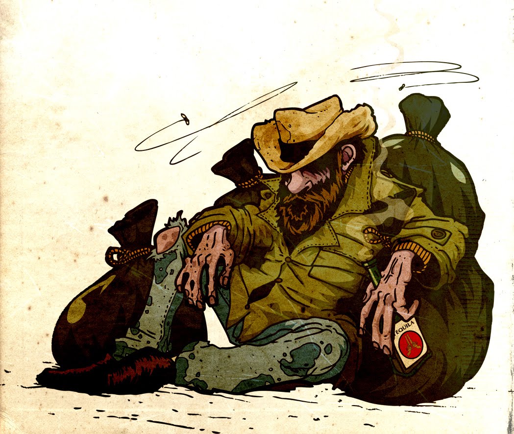 Kabuto Art Lab: Clochard - Vector illustration