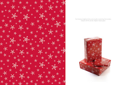 Keegan Pinto: Merry Christmas from Kingfisher Airlines - Wrapping paper ...