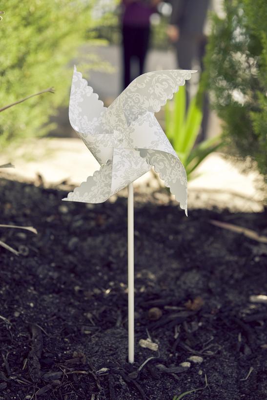 Pinwhirl Parties: Abby and Asher's Wedding: Pinwheels and Pennants
