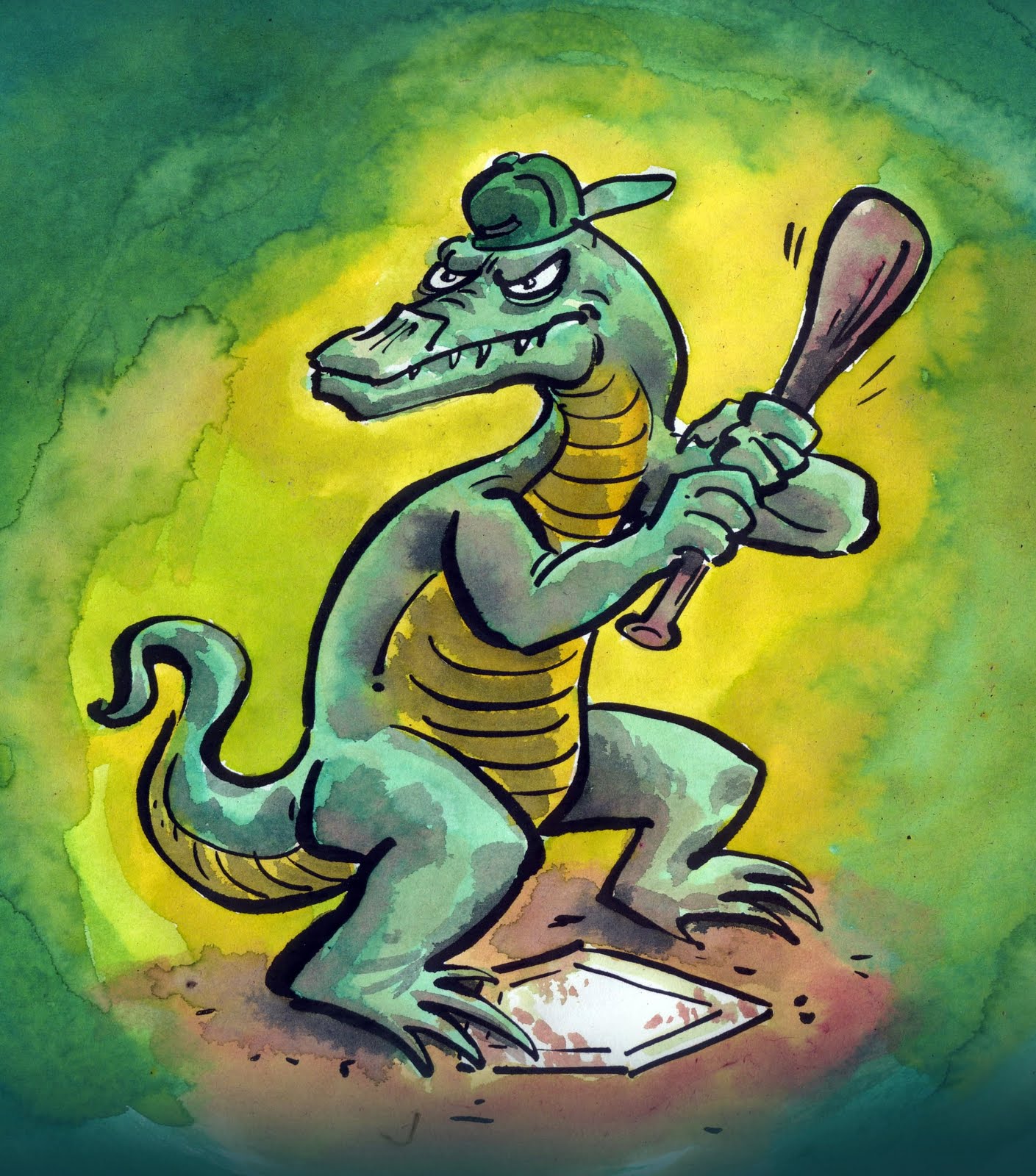 Webster Colcord: Lizard with a baseball bat
