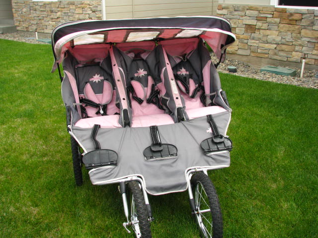 The New Me...Healthy and Fit!: Triple Jogging Stroller FOR SALE