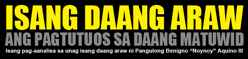 100 Araw: Ang pagtutuos sa daang matuwid (Part 1) ~ akosiliet.blogspot.com