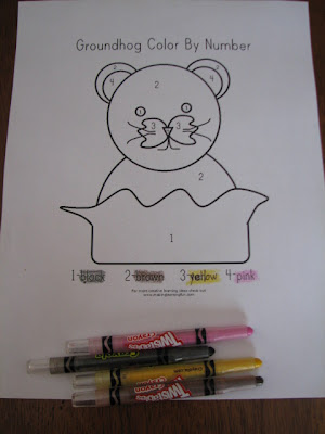 Izzie, Mac and Me: Groundhog Day Activities