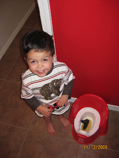 Our House is a Zoo: Logan's 1st Poop in the Potty
