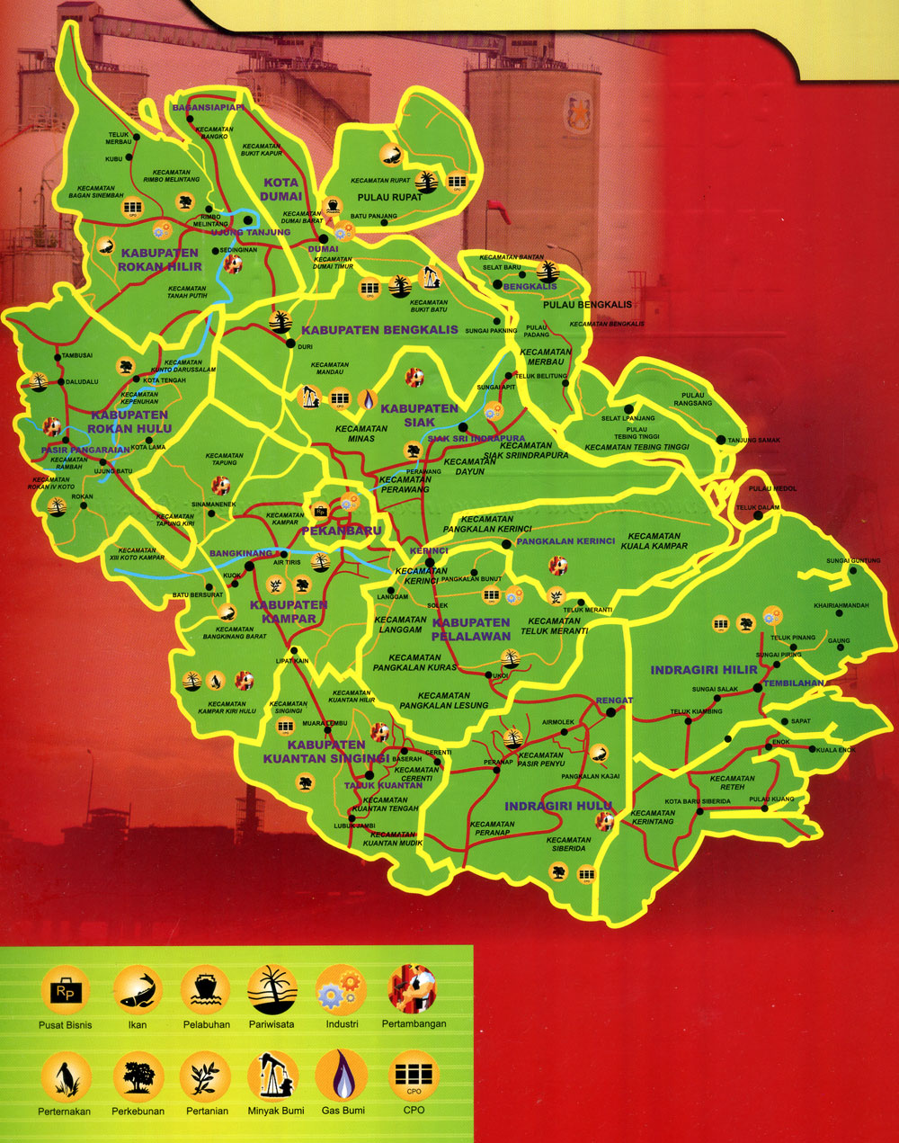 Download Peta Jalan Kabupaten Siak Pics