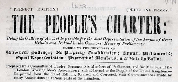 William Cuffay: 1778 - 1870: The People's Charter 1836