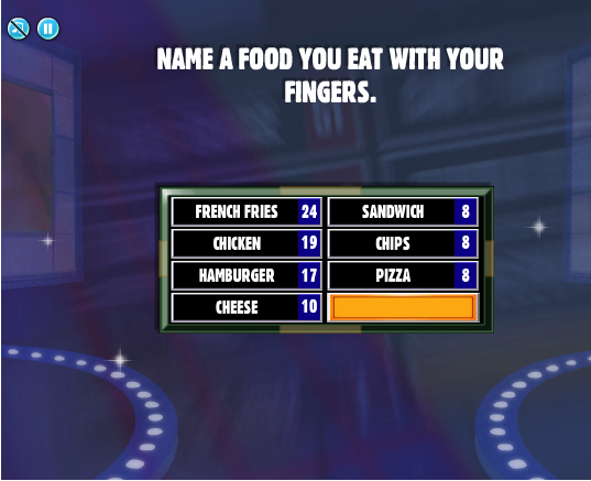 Facebook Family Feud Cheats: Name a food you eat with your fingers.