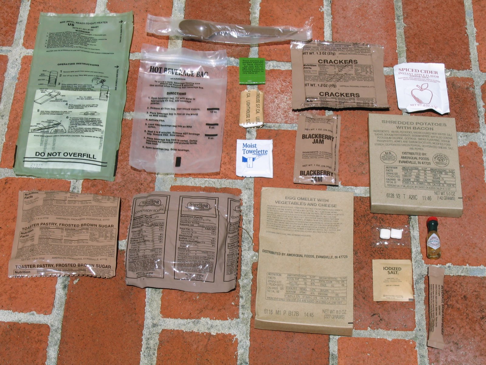 Tamerlane's Thoughts: Veggie cheese omelet MRE review