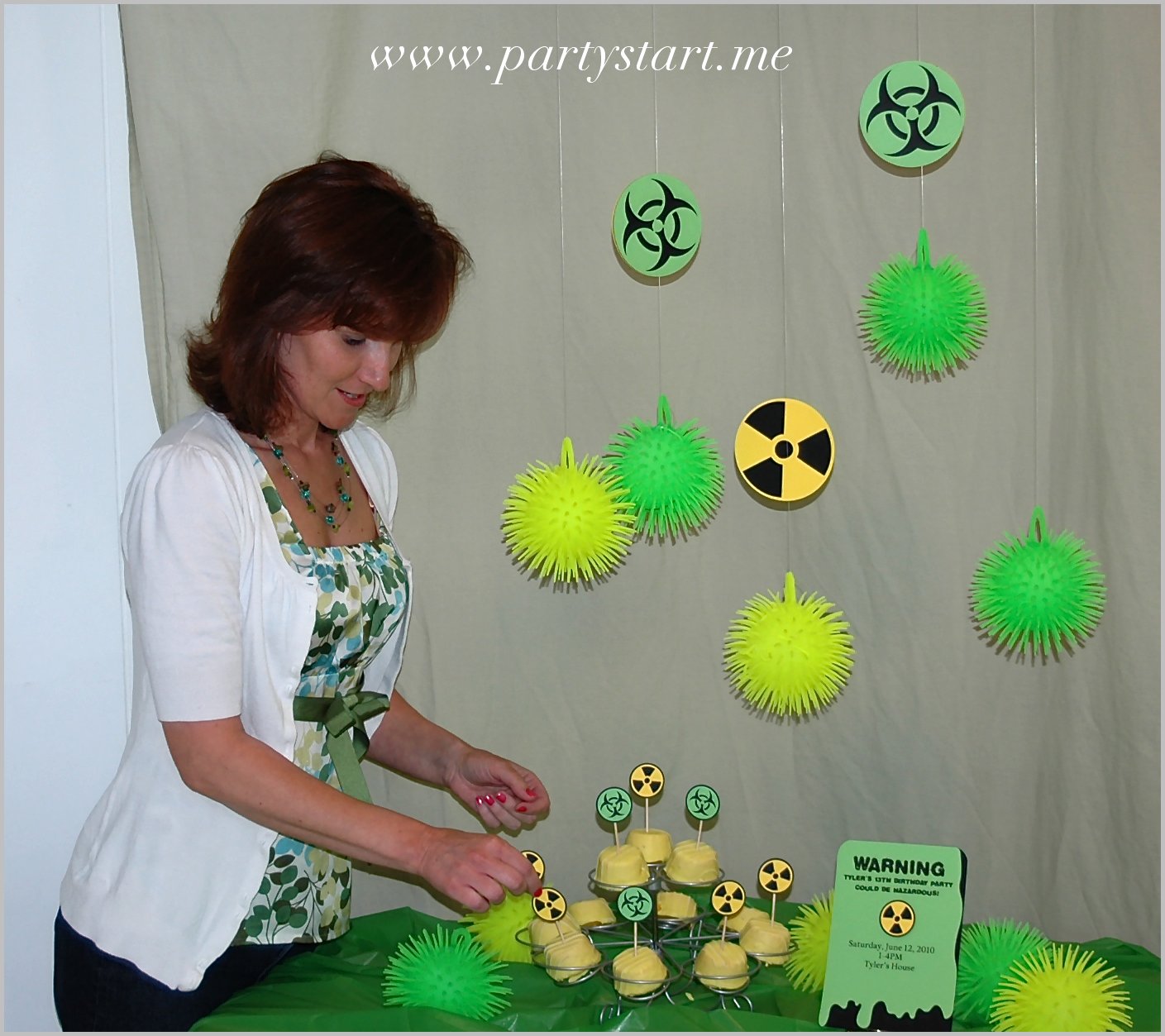 Pamela Smerker Designs: Hazardous Teen Birthday Party Theme.