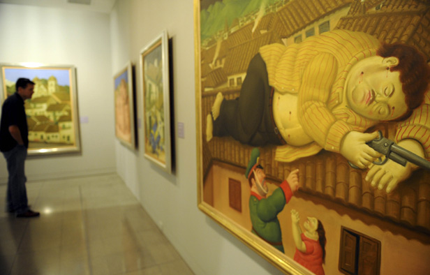 Tramoyam3: Fernando Botero / el pintor colombiano exhibe un Jesucristo ...