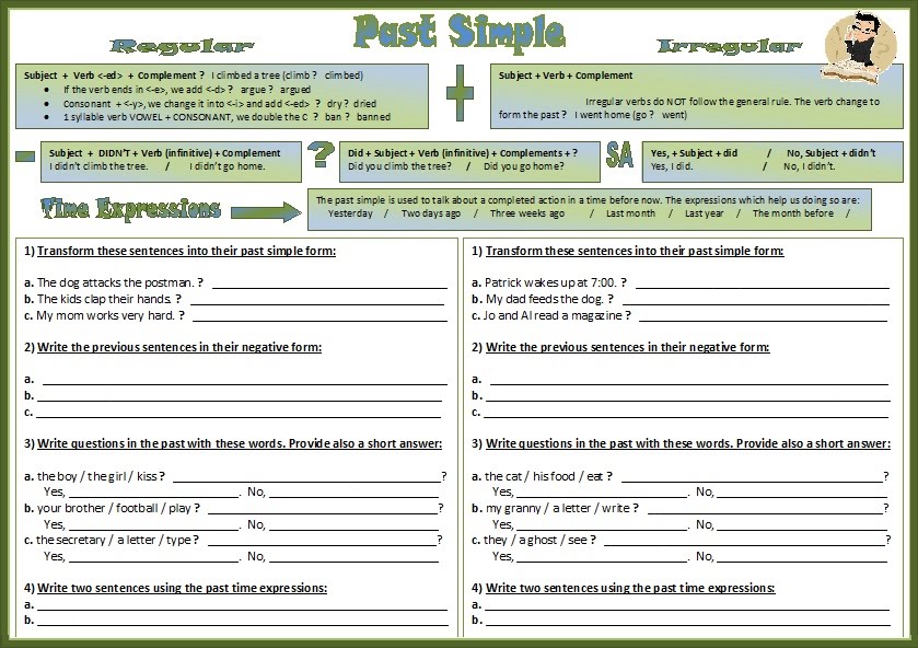 My English Printables