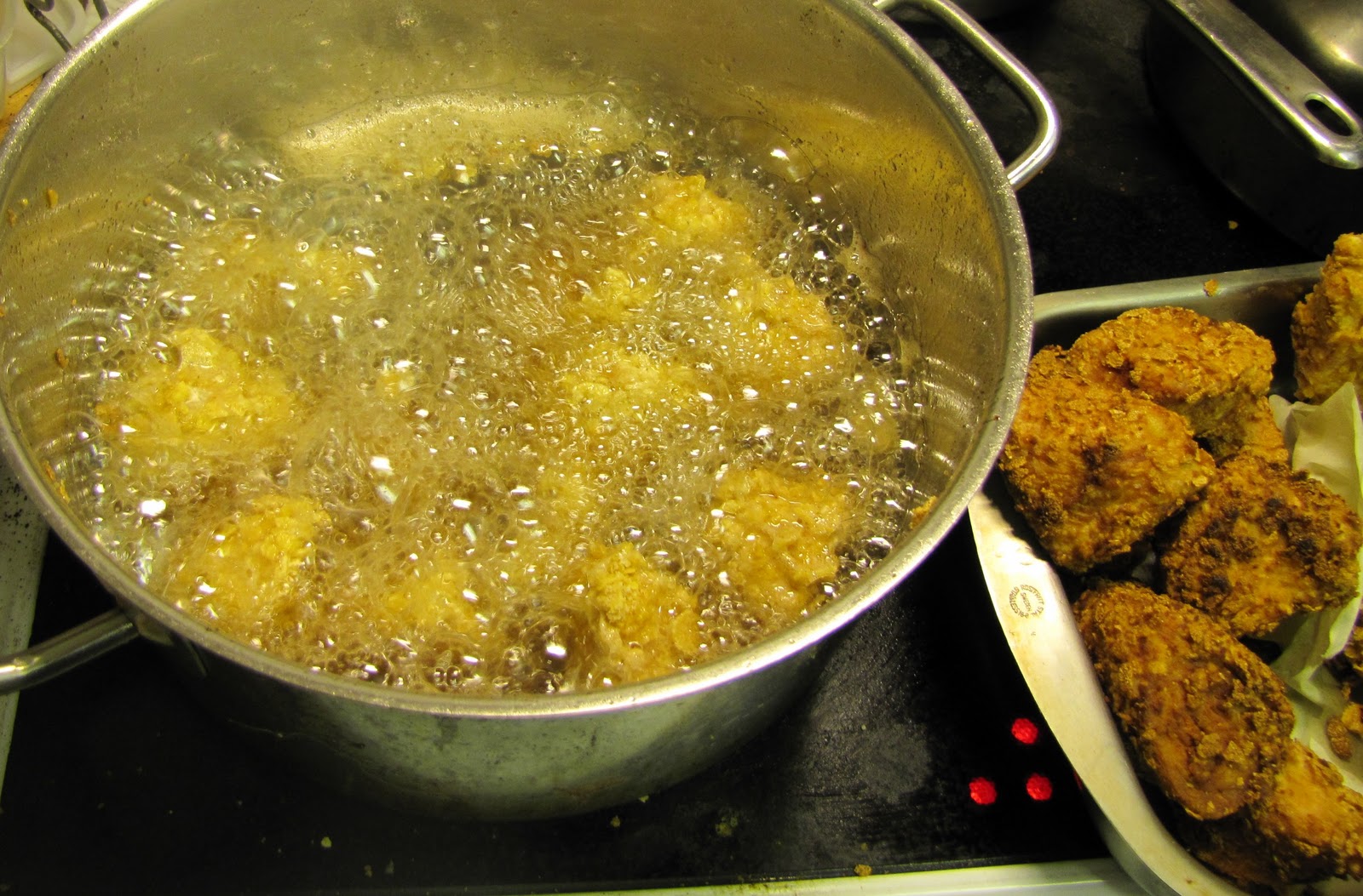 Mitt lilla face: Cornflakes friterad kyckling