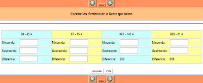 Clase 6º A CEIP Mata Linares: LOS TÉRMINOS DE LA RESTA