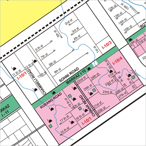 Maps: Islamabad Sector map