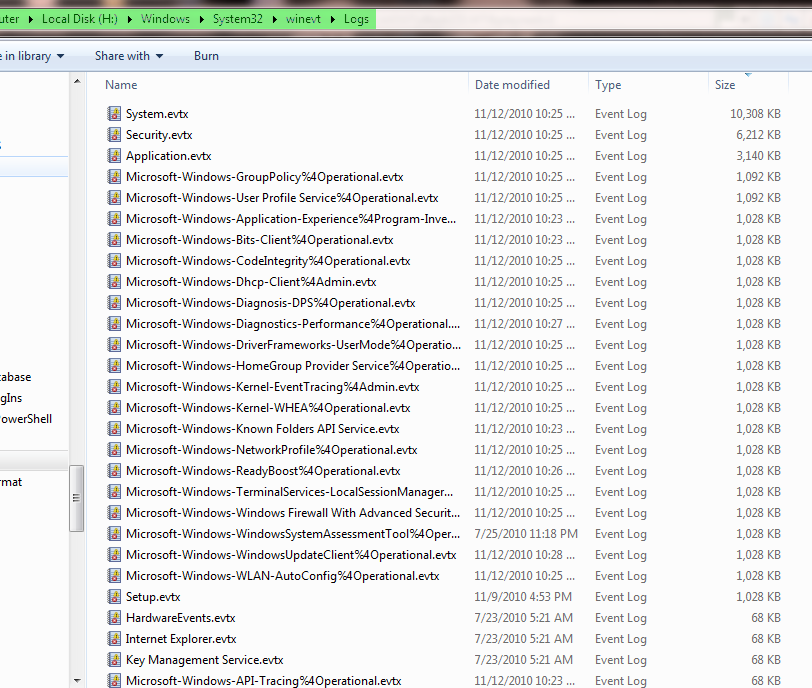Computer Forensics and IR - What's New?: Windows Event Logs and F-Response