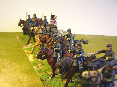 Painting Wargames Figures: Perry Plastic ACW Cavalry
