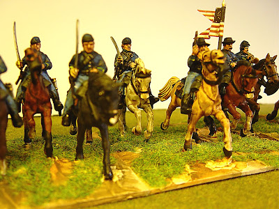 Painting Wargames Figures: Perry Plastic ACW Cavalry