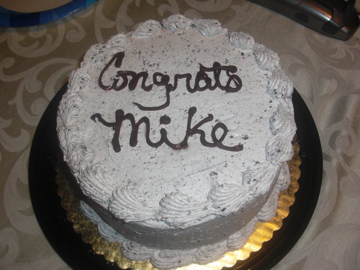 For A LifeTime: Congratulations Michael on the New JOB!!!