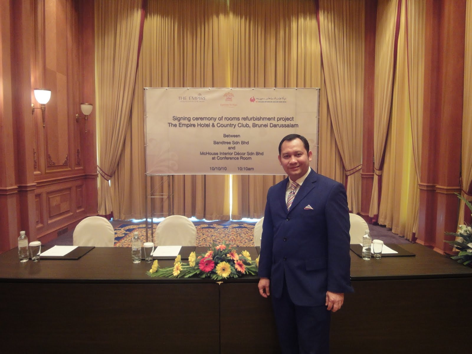 Sumantri: Signing Ceremony of Rooms Refurbishment The Empire Hotel and ...