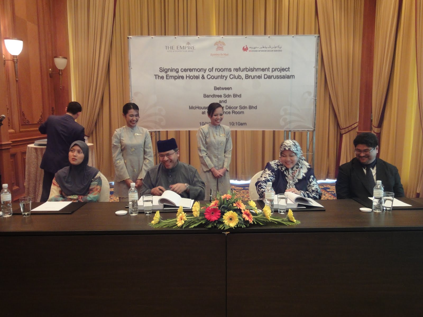 Sumantri: Signing Ceremony of Rooms Refurbishment The Empire Hotel and ...