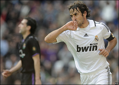 DAILY SCOREBOARD: Raul Says Adios to Real Madrid
