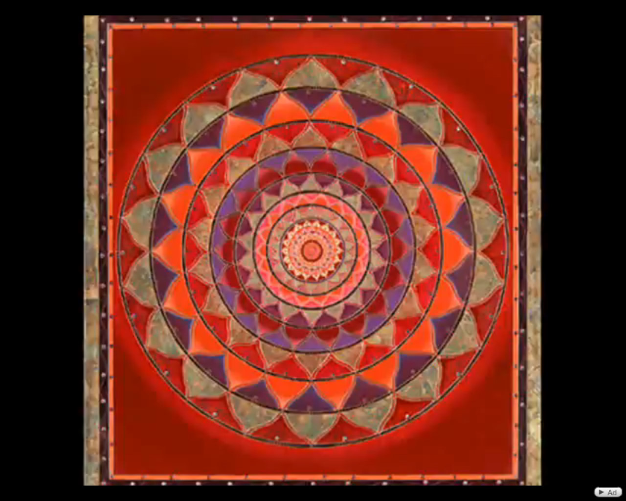 Tibetan Mandalas: shapes, sizes and colors