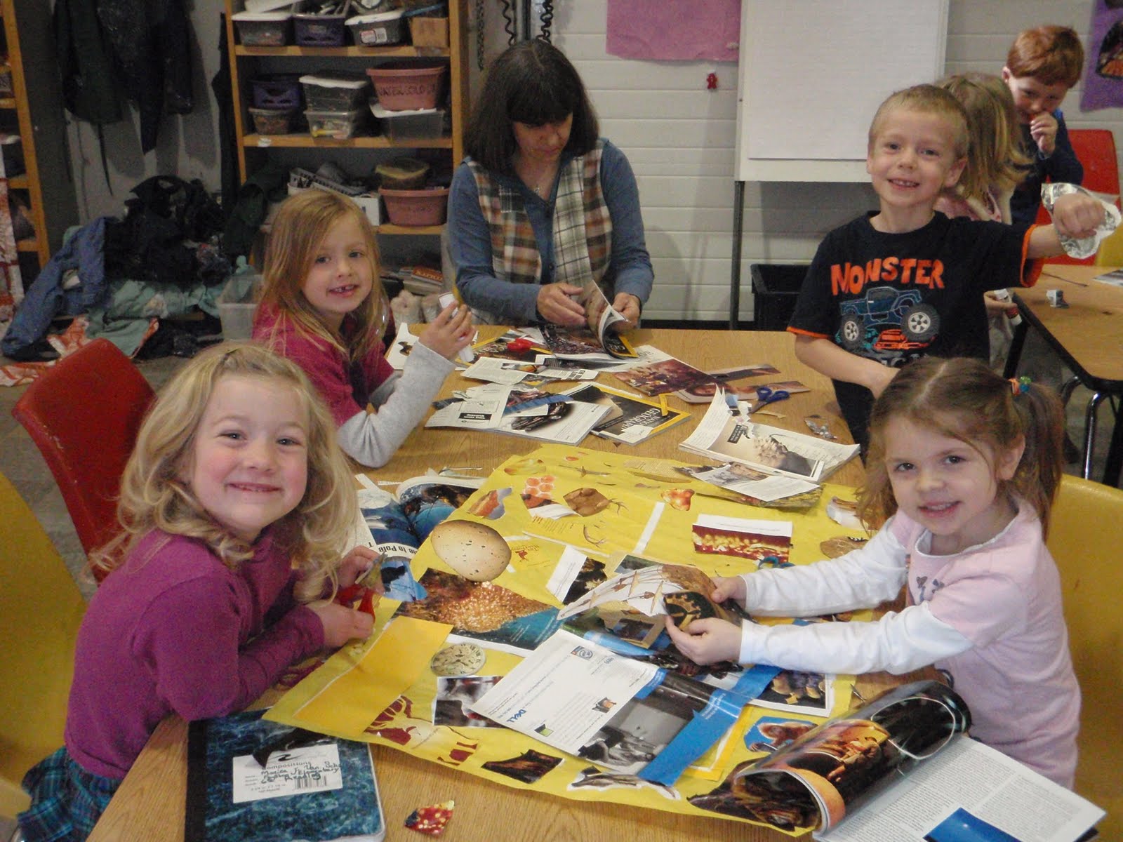 Fayston Elementary Art: KINDERGARTEN COLOR COLLAGES