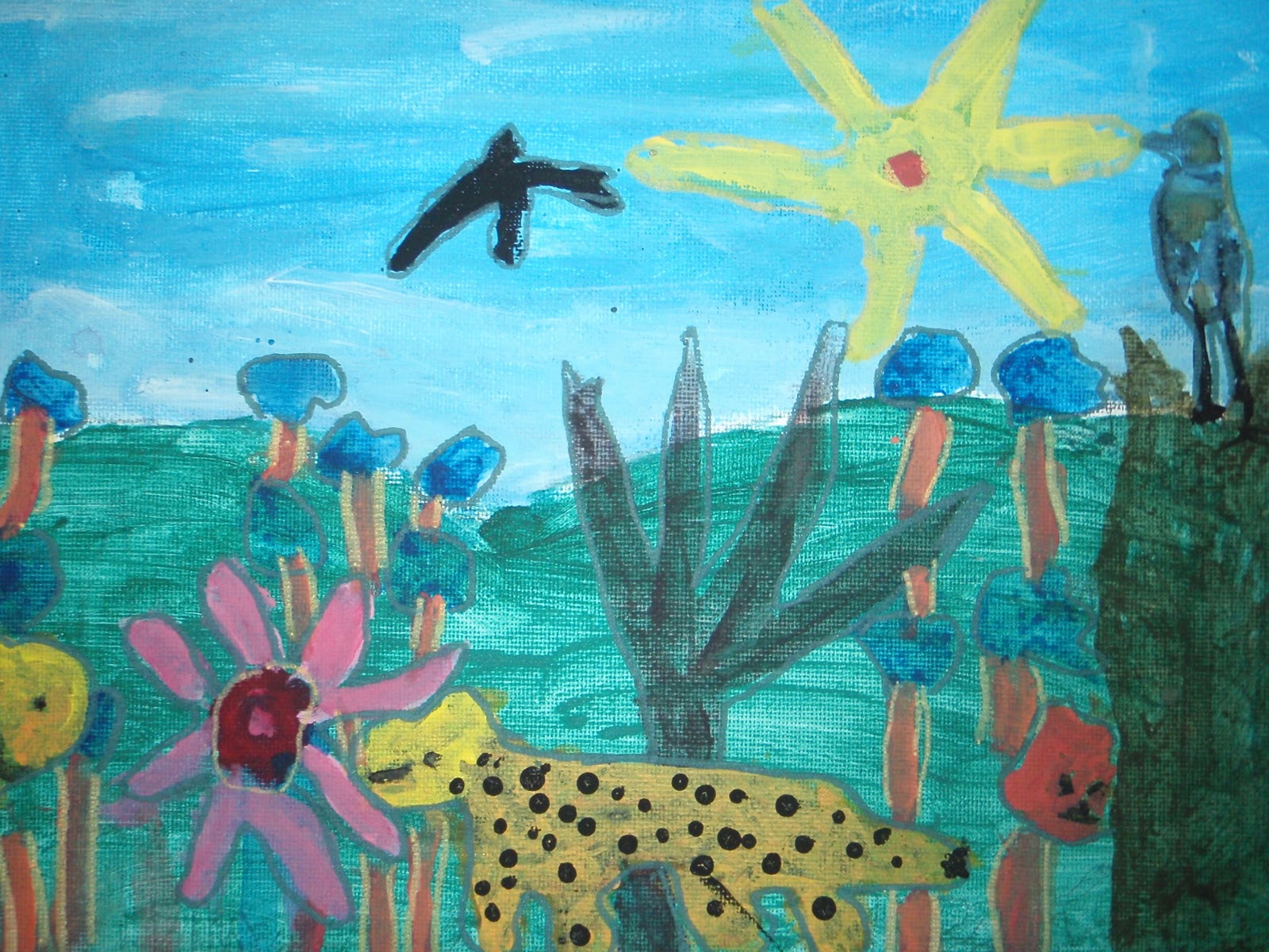 Fayston Elementary Art: Welcome to the Jungle! Henri Rousseau Paintings