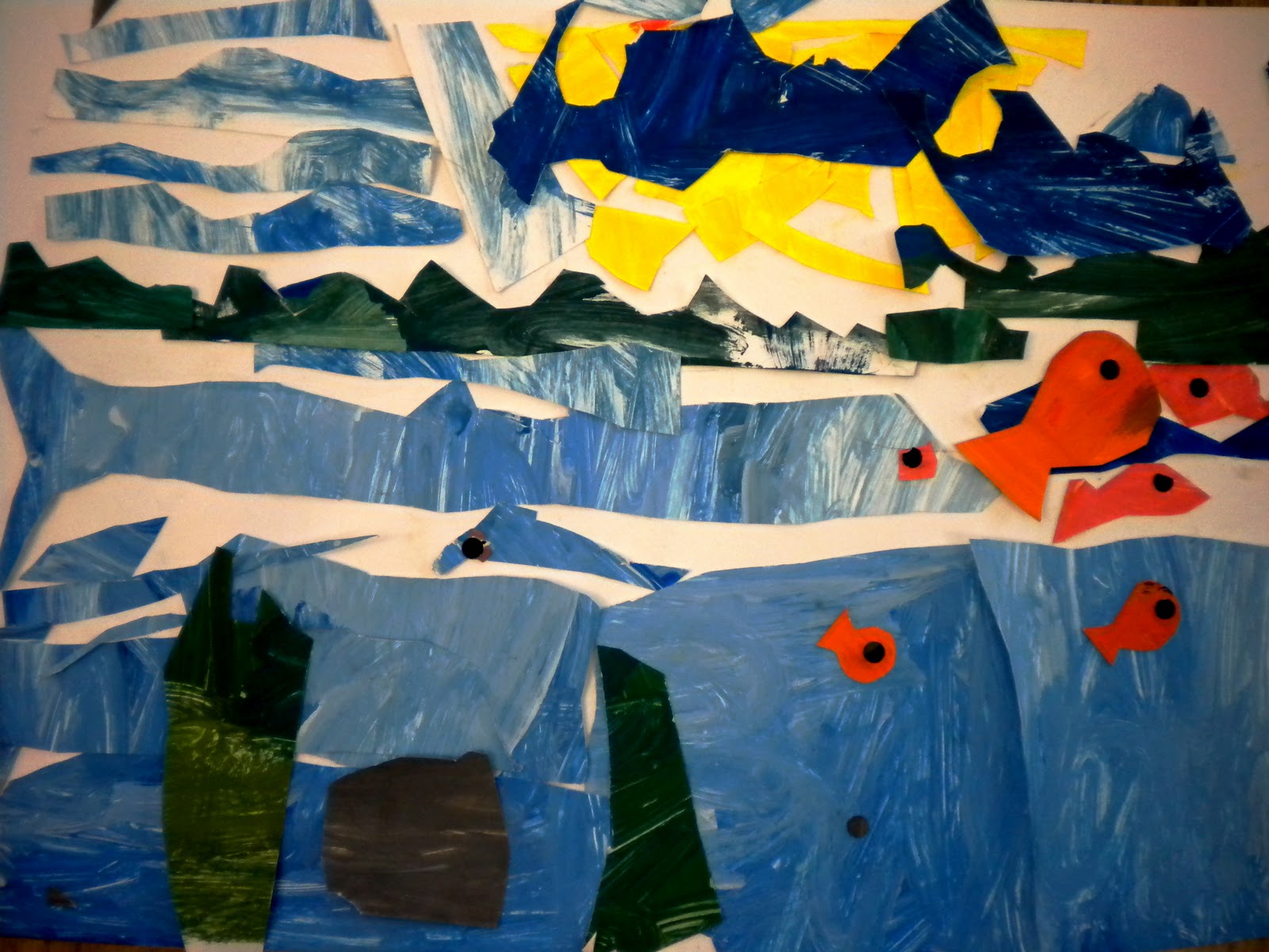 Waitsfield Elementary Art: Eric Carle Collages