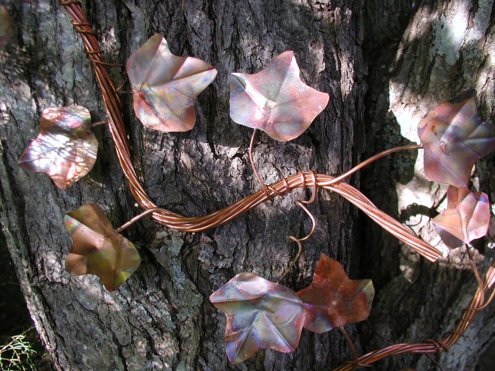 Out on a Limb: Copper Ivy Vine $48