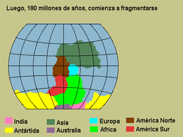 Imágenes Geografía: TEORÍA DE ALFRED WEGENER