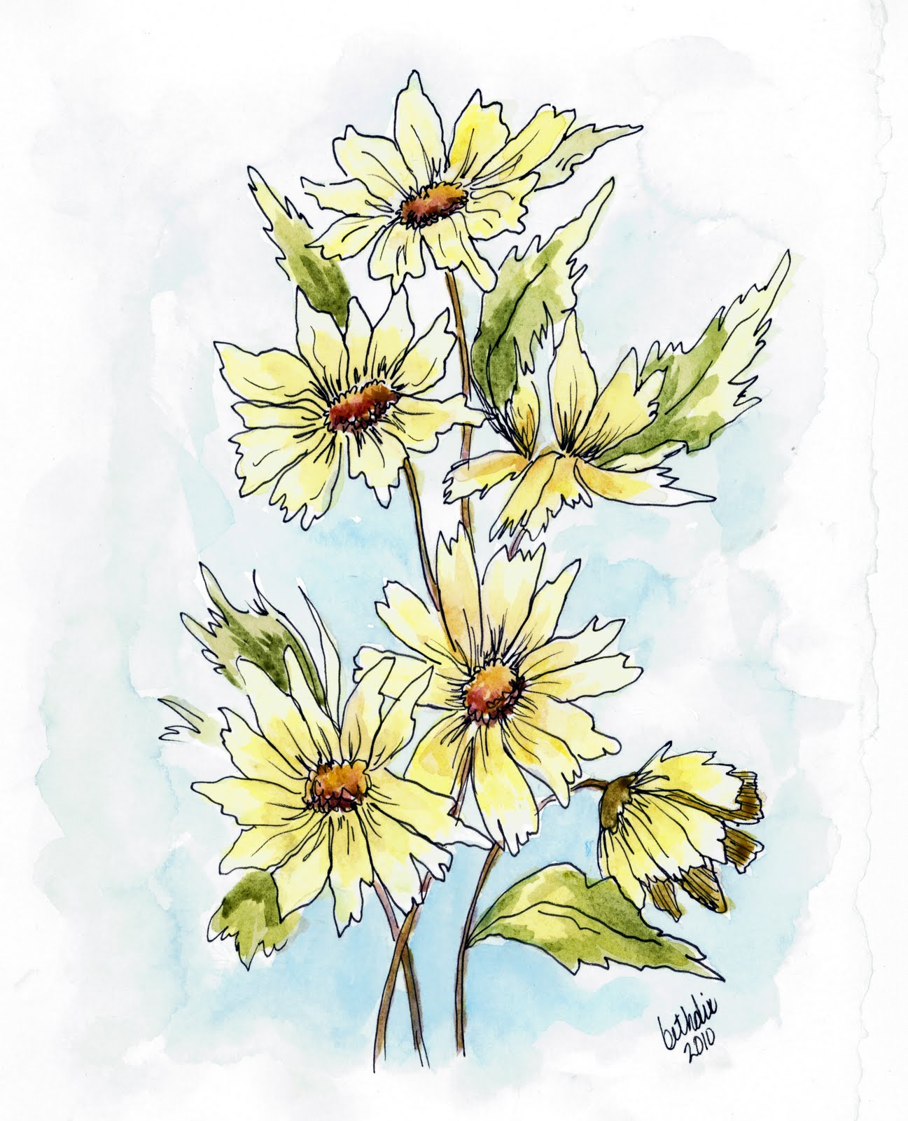 Beth Dix Art...embroidery and quilting!: Pen & Ink Workshop Beth Dix Art...embroidery and quilting!: Pen & Ink Workshop