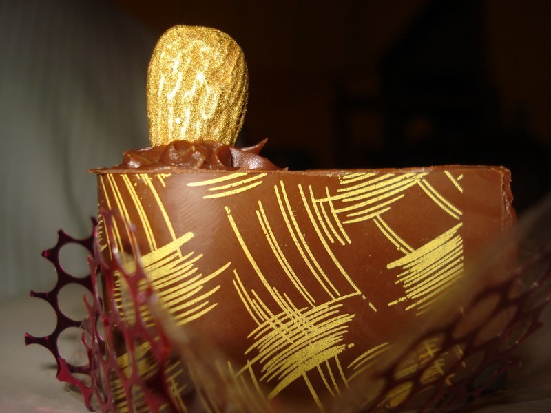 Fernanda Doces: Gota de chocolate com transfer!