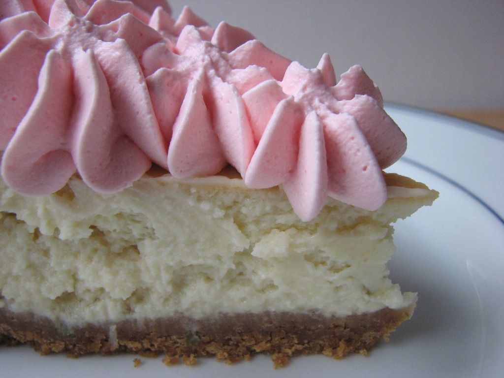 Heidi Bakes: Lime Cheesecake with Raspberry Cream